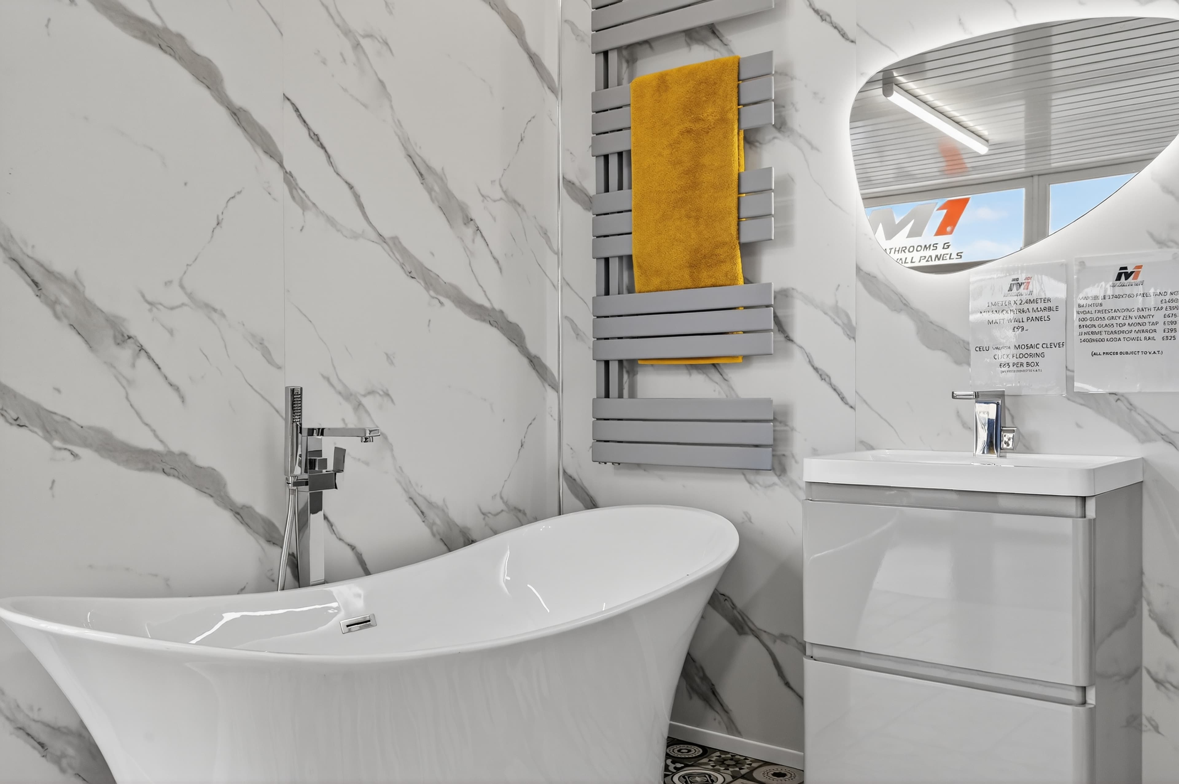 PVC Wall Panels Belfast | M1 Plastics & Bathrooms